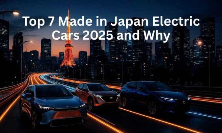 Top 7 Made in Japan Electric Cars 2025 and Why?